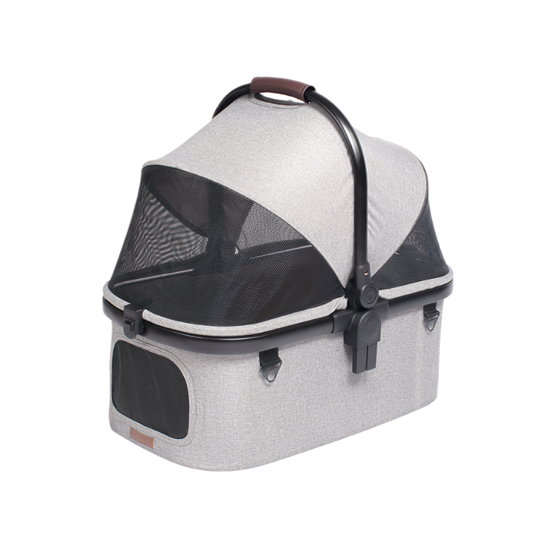Japan Uppapets High View Double Open Convertible Pet Stroller Aroa Plu